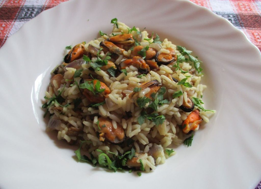 Rizoto (risotto) sa dagnjama i pečurkama – Crvenkapina kujna